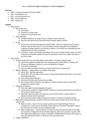 The Rights of Suspects in UK Criminal Investigations (Criminology ...