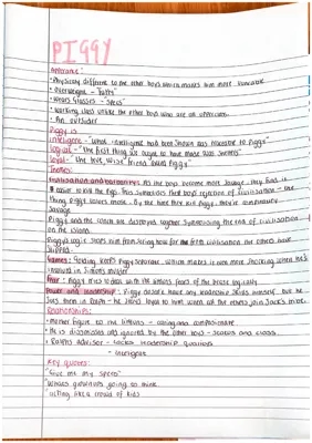 Simply explained: Piggy Character Analysis and Quotes in Lord of the ...