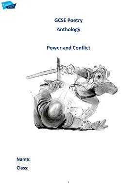 GCSE Power and Conflict Poetry Revision Guide: PDF and Analysis ...