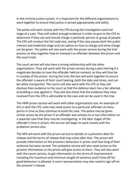 How Do Police, CPS, and Probation Service Work Together in the UK ...