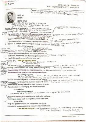 Understanding 'Exposure' Poem: Annotations and Analysis (English ...