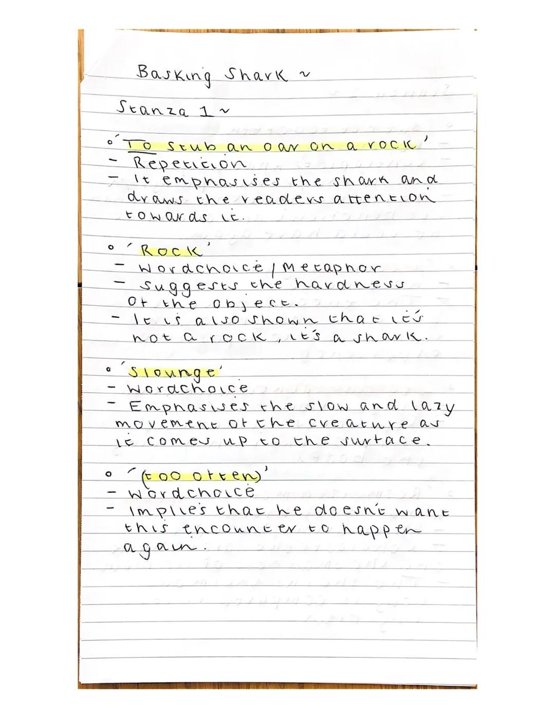 Simply explained: Basking Shark Poem Analysis by Norman MacCaig | Aunt ...