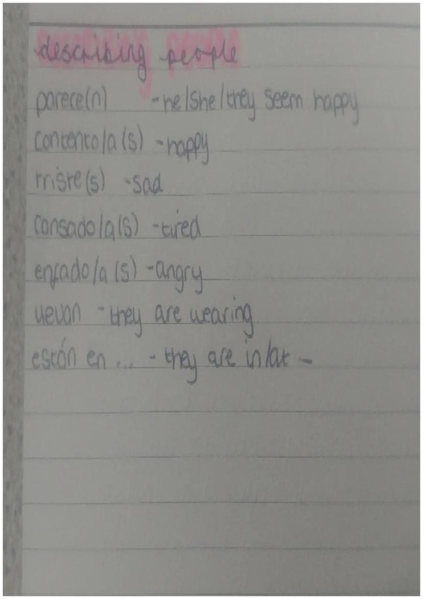 Spanish speaking flashcards (Spanish) - Knowunity