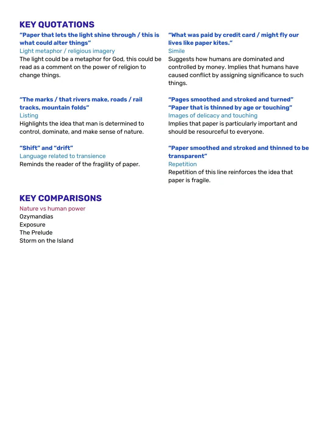 Tissue Poem PDF: Analysis, Quotes, and Themes by Imtiaz Dharker ...