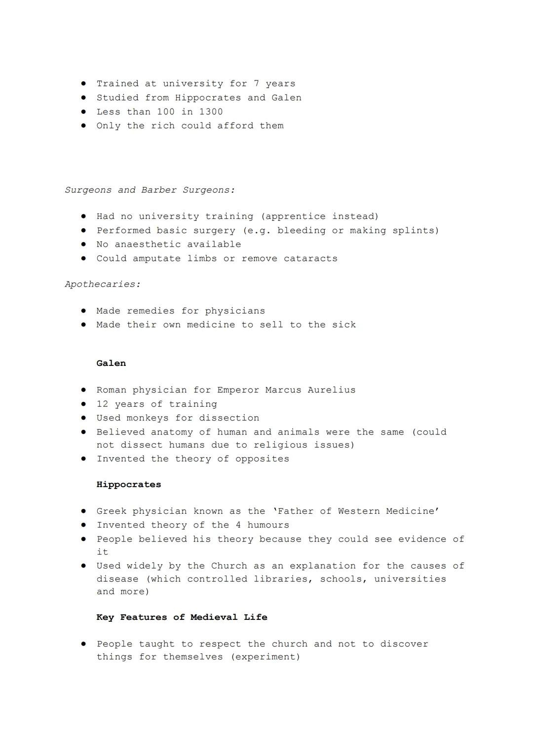 Simply explained: Medieval Medicine and Public Health: Causes ...