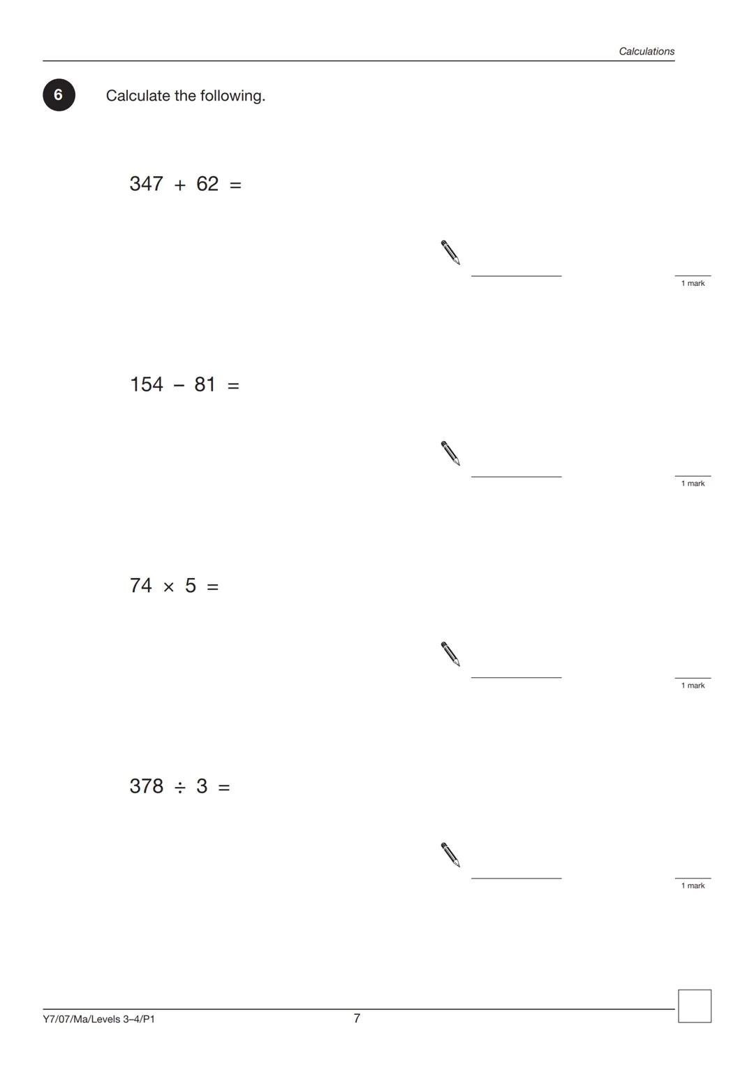 Simply explained: Free Year 7 Maths Test Papers with Answers PDF ...