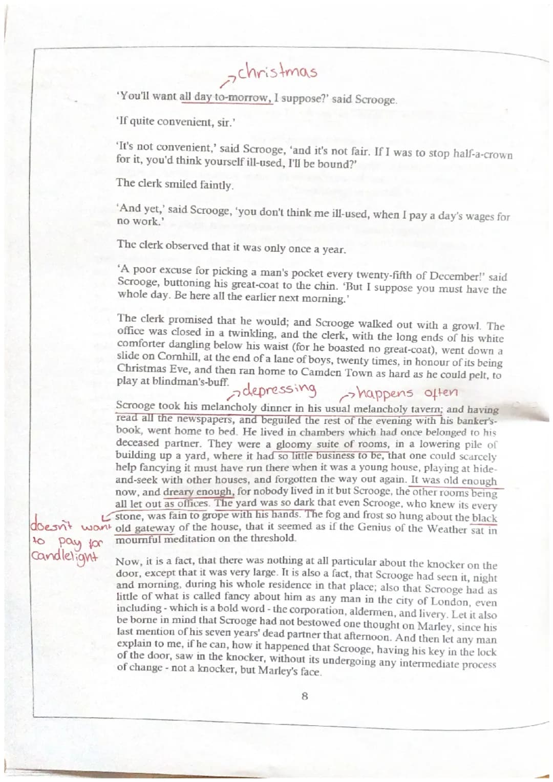 A Christmas Carol Stave 1 Annotations PDF: Quotes, Summary & Analysis ...