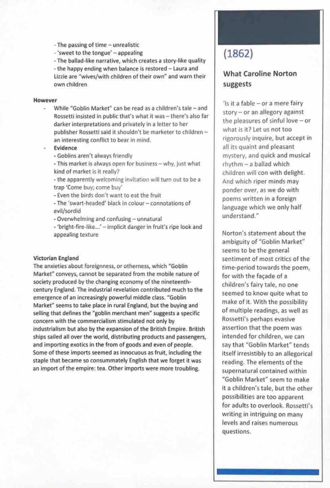 Simply explained: Goblin Market: Analysis and Themes (English ...