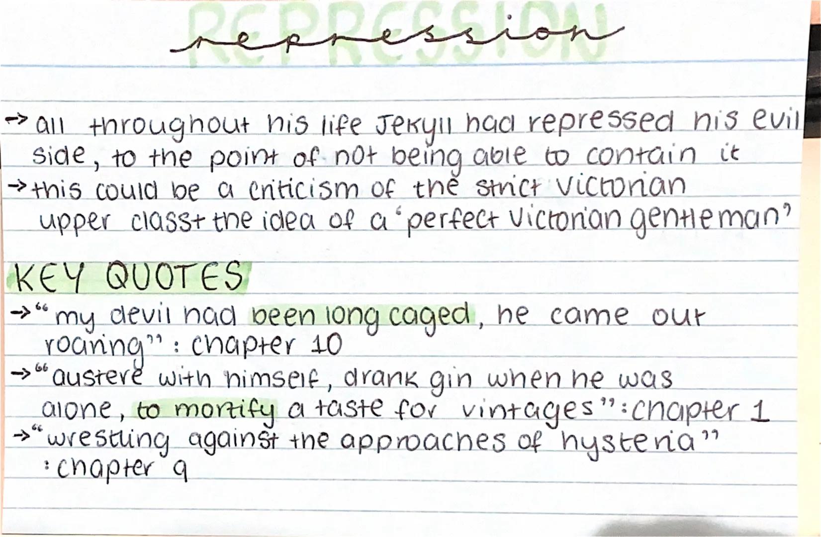 Simply explained: Duality and Repression in Jekyll and Hyde: Quotes ...