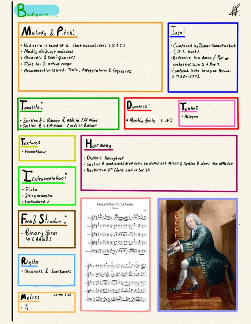 Badinerie GCSE Music Fun - Quizzes, Revision, and Study Notes (Music ...