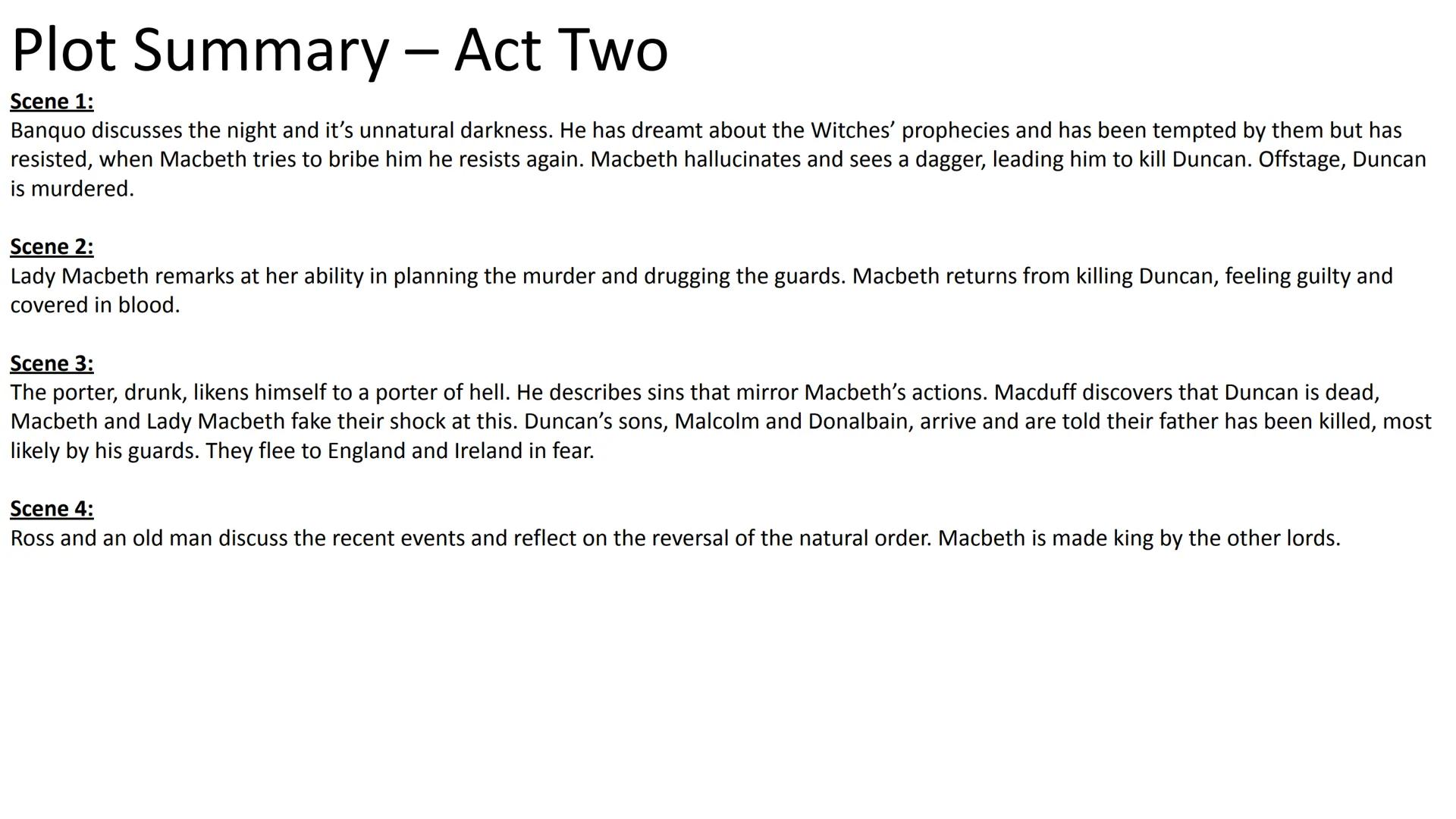 Simply explained: Ultimate Macbeth Revision Guide: Summaries, Quotes ...