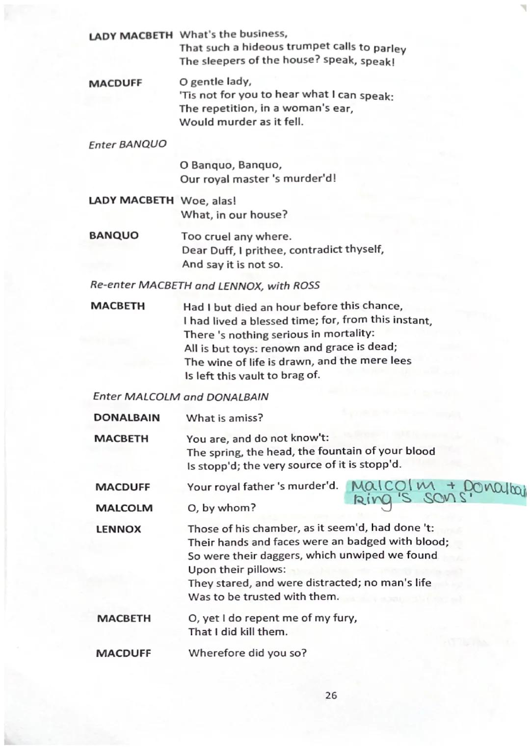 Simply explained: Macbeth Act 2: Detailed Annotations, Summaries, and ...