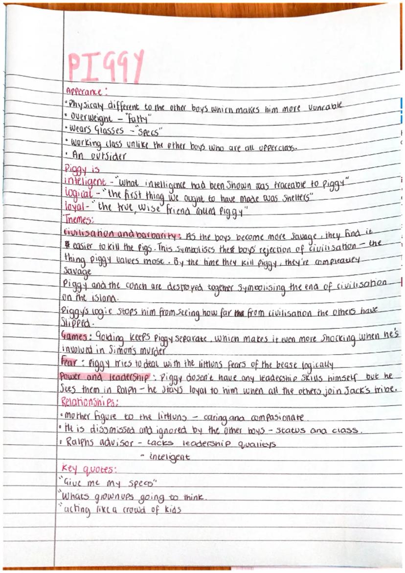 Simply explained: Piggy Character Analysis and Quotes in Lord of the ...