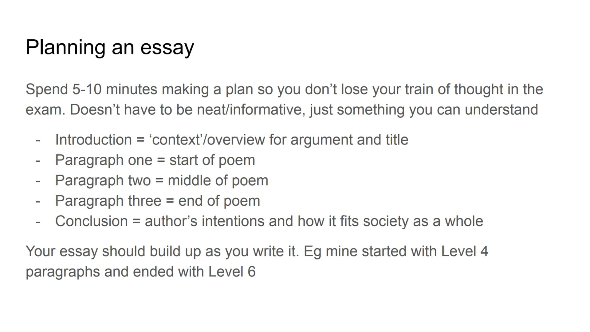 Simply explained: how to plan, structure and write a poetry essay ...