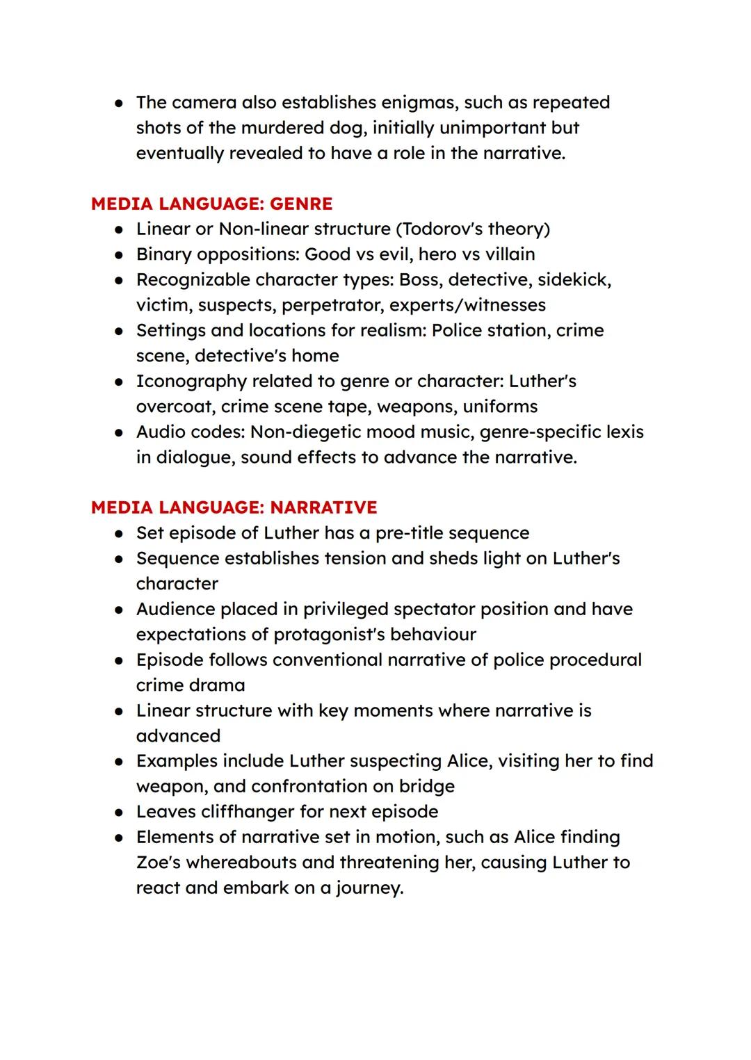Simply explained: Ultimate GCSE Media Studies Revision: Luther & The ...