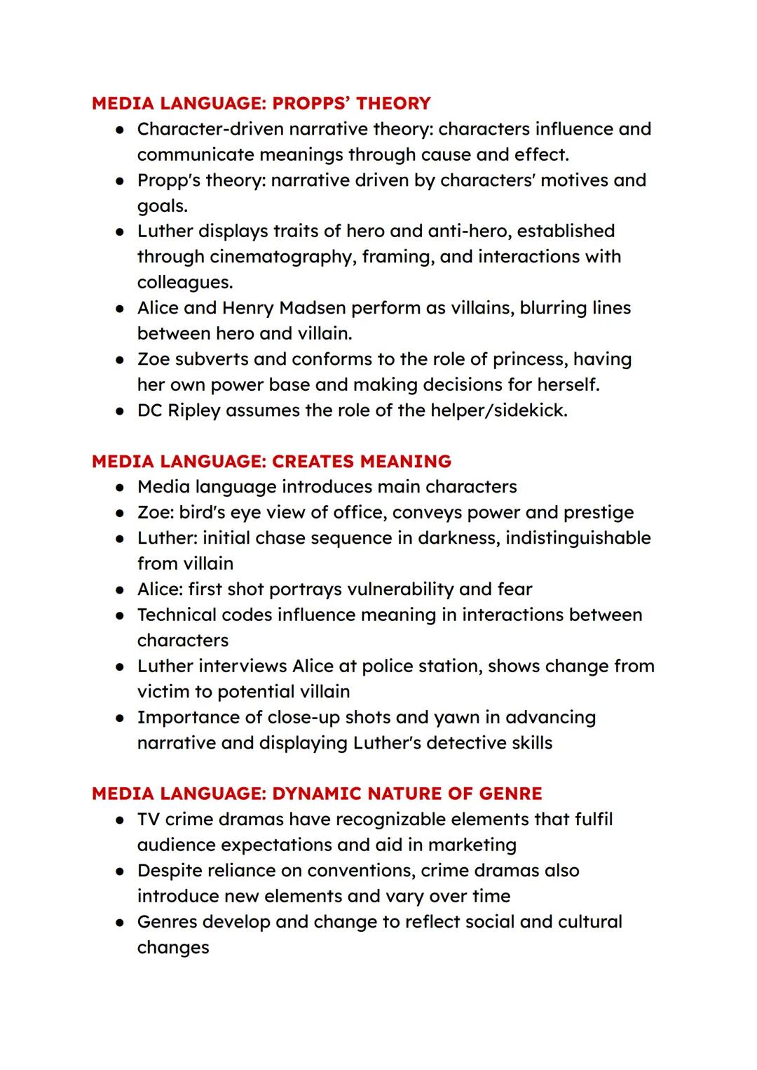 Simply explained: Ultimate GCSE Media Studies Revision: Luther & The ...