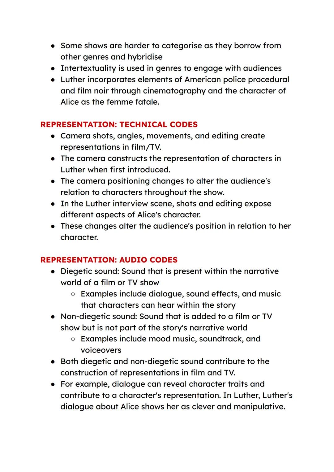 Simply explained: Ultimate GCSE Media Studies Revision: Luther & The ...
