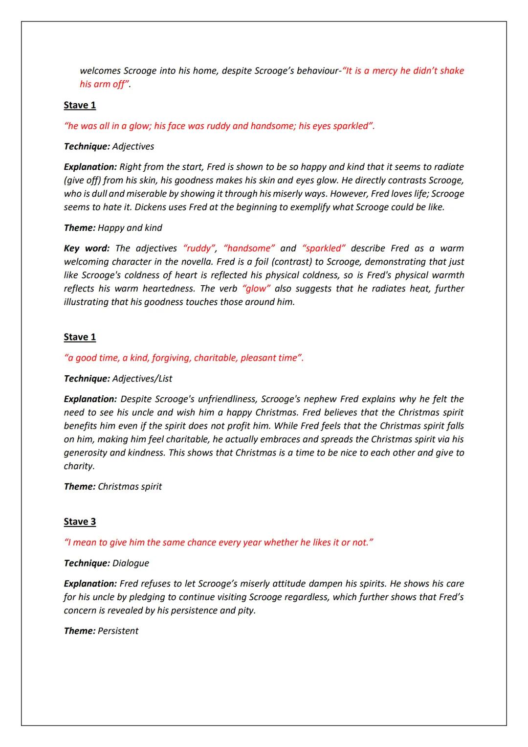 Simply explained: A Christmas Carol Key Quotes & Detailed Analysis for ...