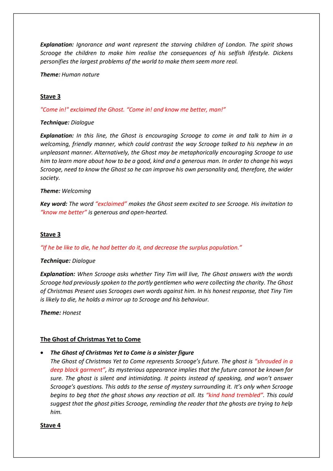 Simply explained: A Christmas Carol Key Quotes & Detailed Analysis for ...