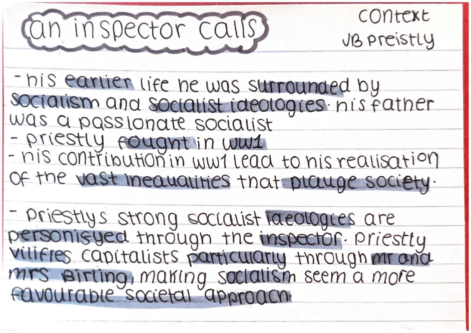Simply explained: An Inspector Calls Context: Historical Summary ...