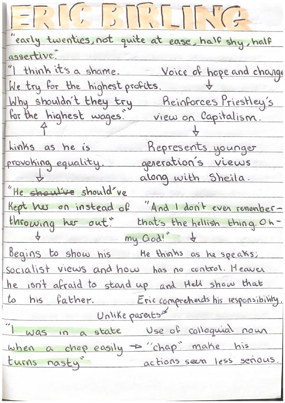 Simply explained: An Inspector Calls: Character Analysis and Key Quotes ...