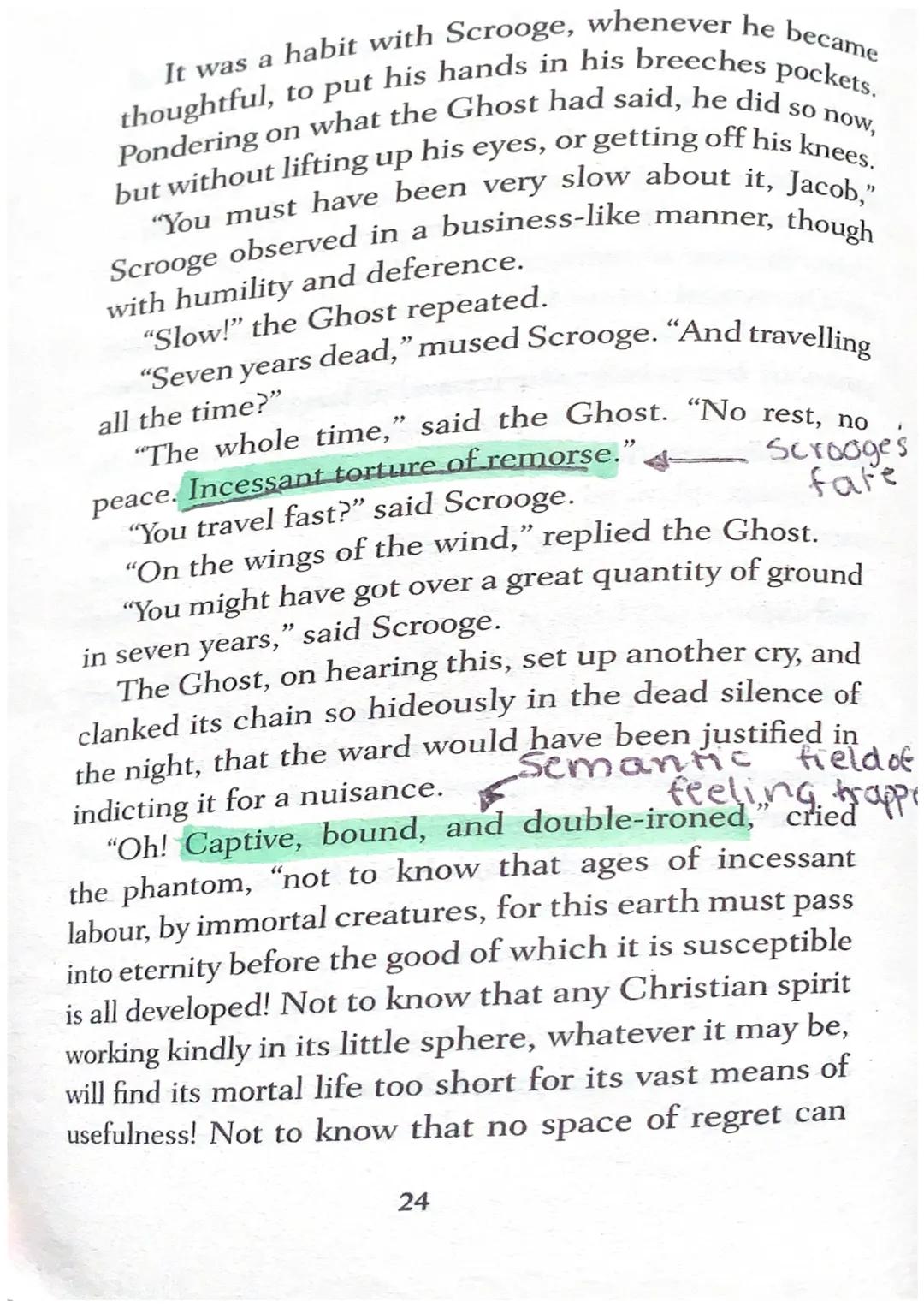A Christmas Carol Stave 1 Annotations and Summary - Marley's Ghost and ...