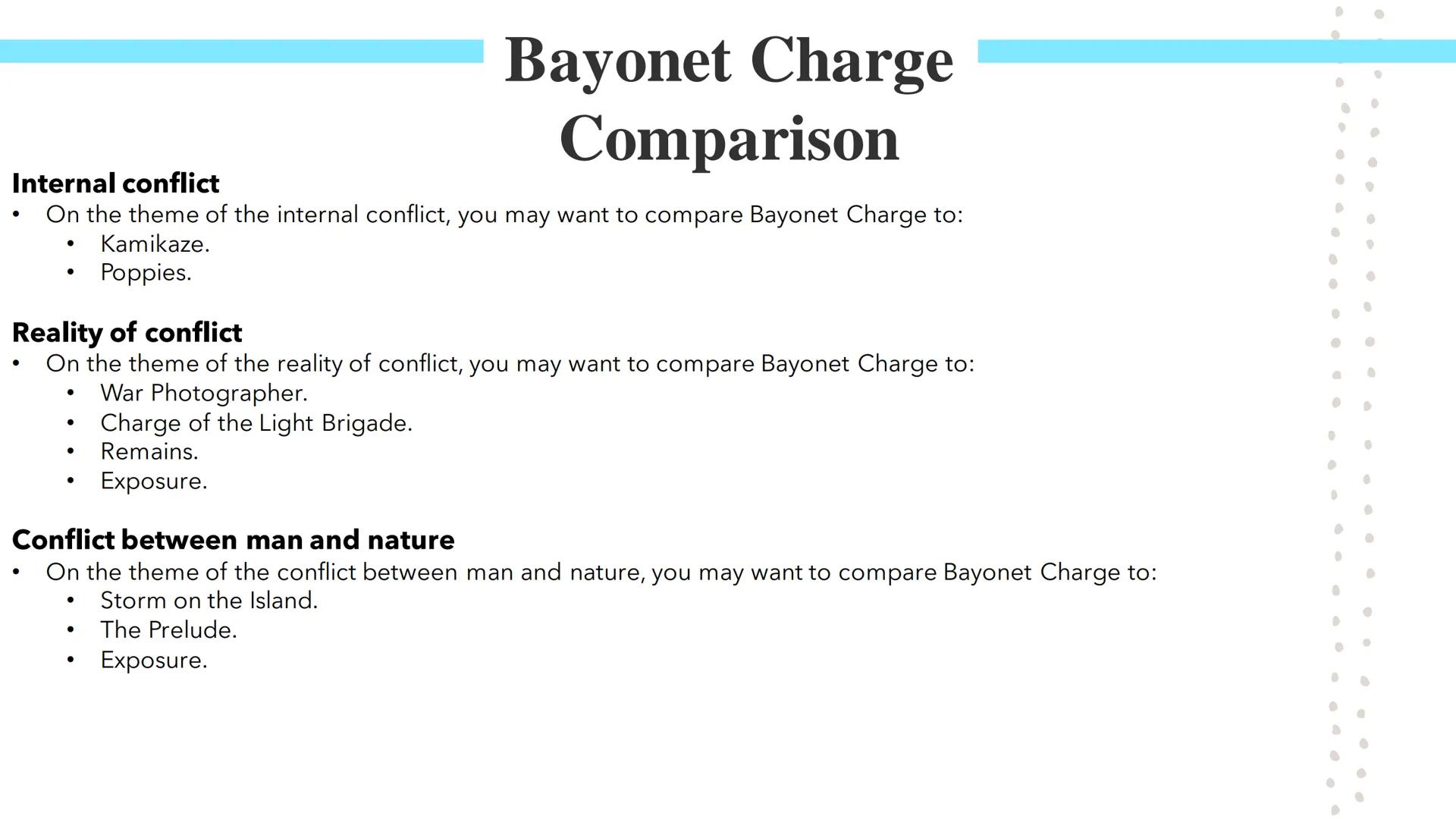 Bayonet Charge: Poem PDF, Analysis, Themes, and Quotes for GCSE Help ...