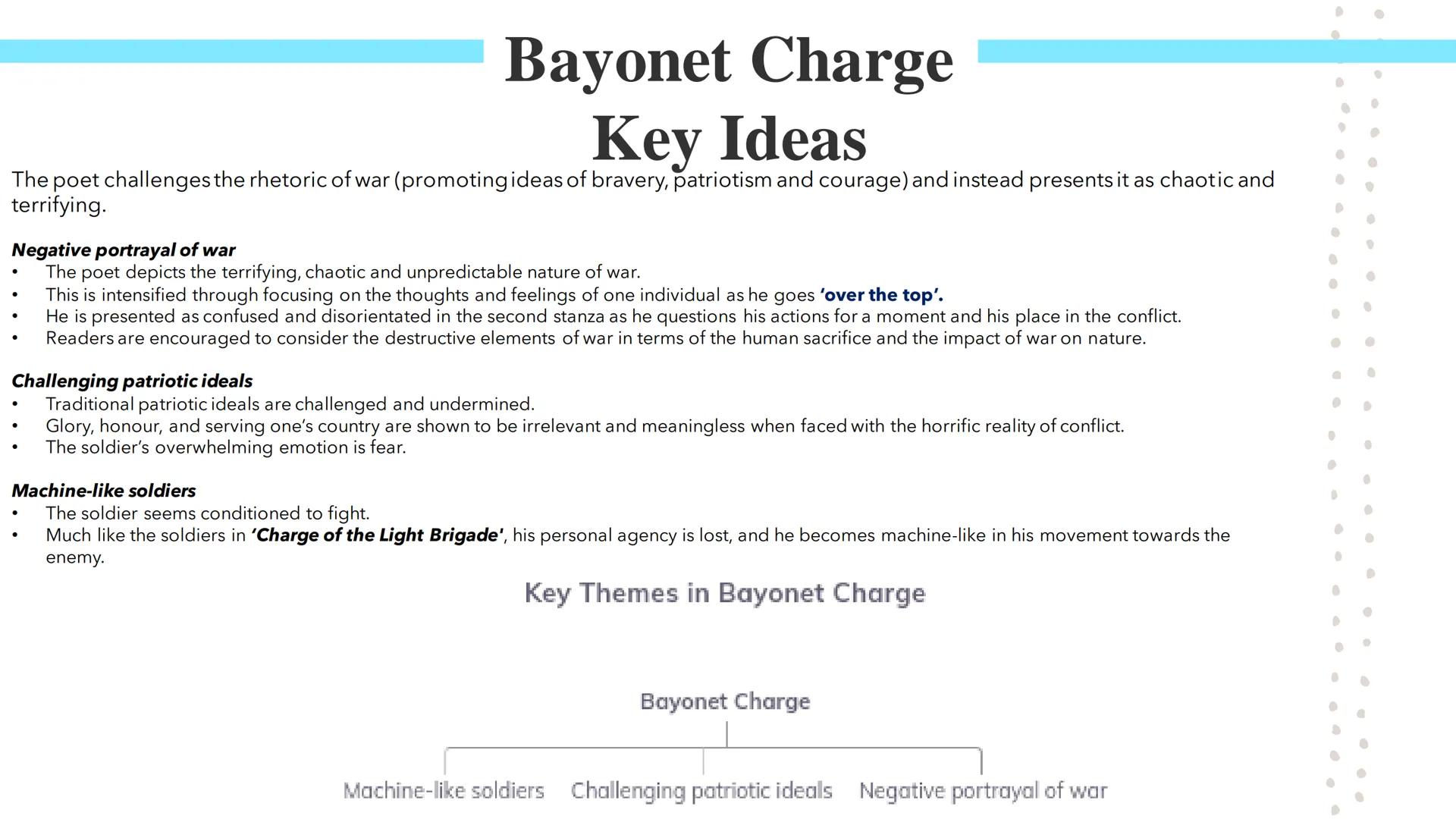 Bayonet Charge: Poem PDF, Analysis, Themes, and Quotes for GCSE Help ...