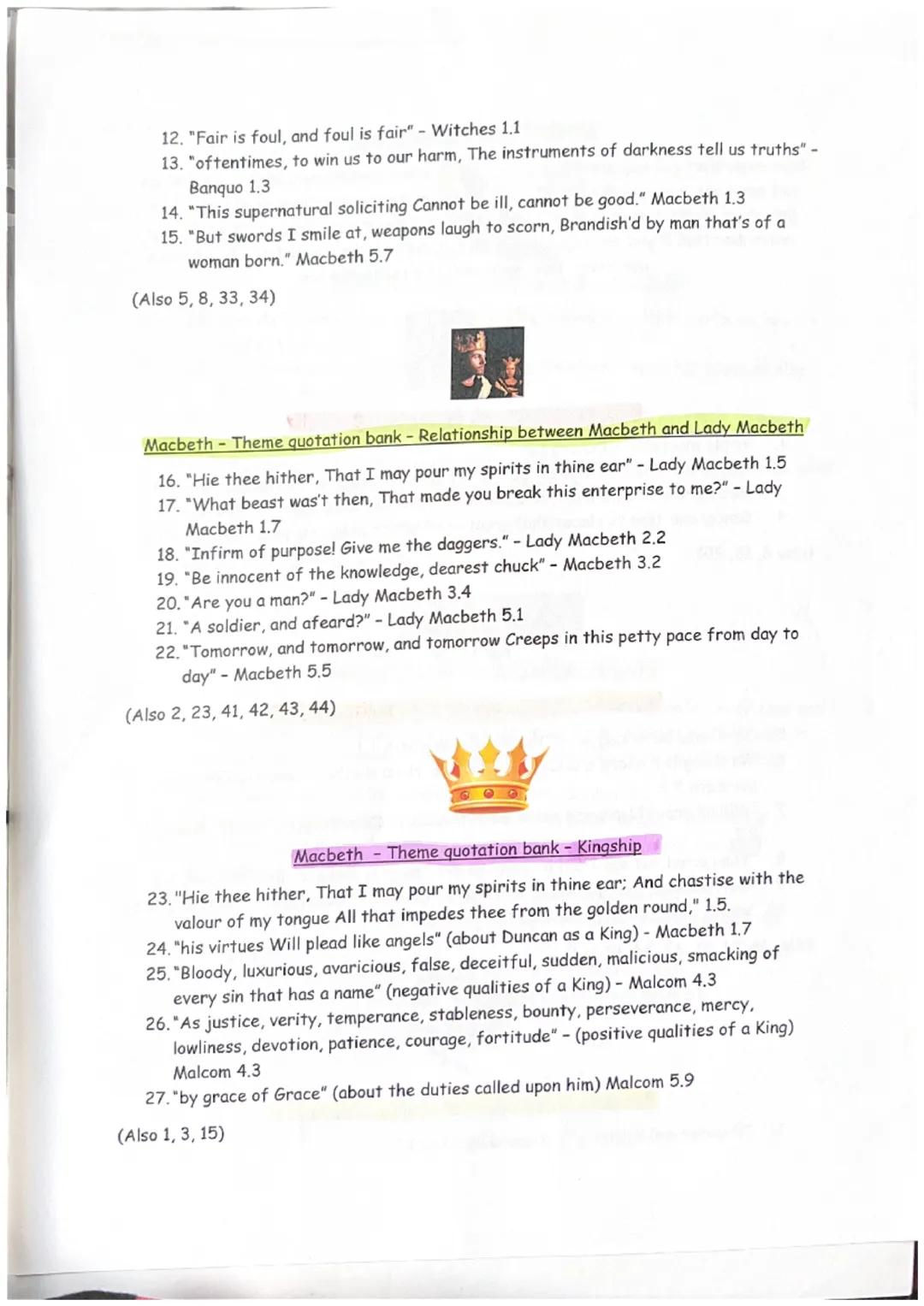 Macbeth Quotes: Betrayal, Relationships, and Supernatural Themes ...