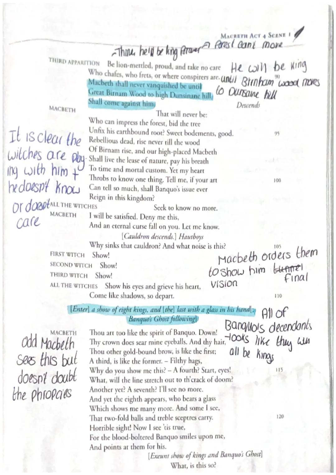 Macbeth Act 4: Scene 1 Analysis and Important Quotes (English ...