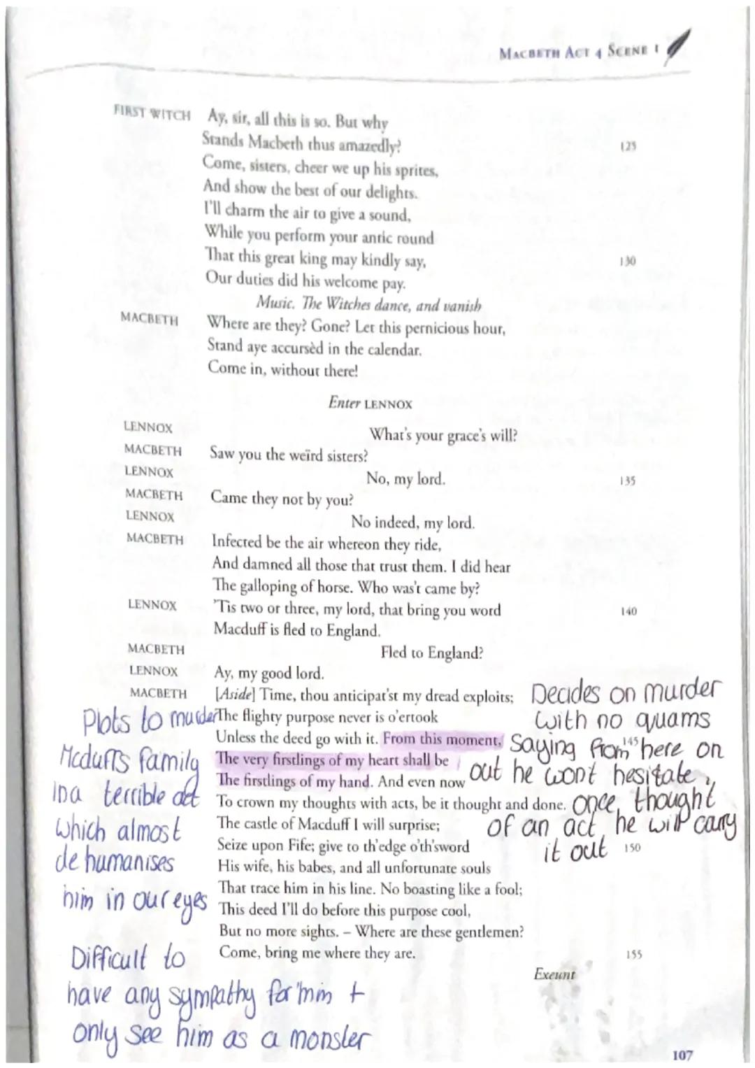 Macbeth Act 4: Scene 1 Analysis and Important Quotes (English ...