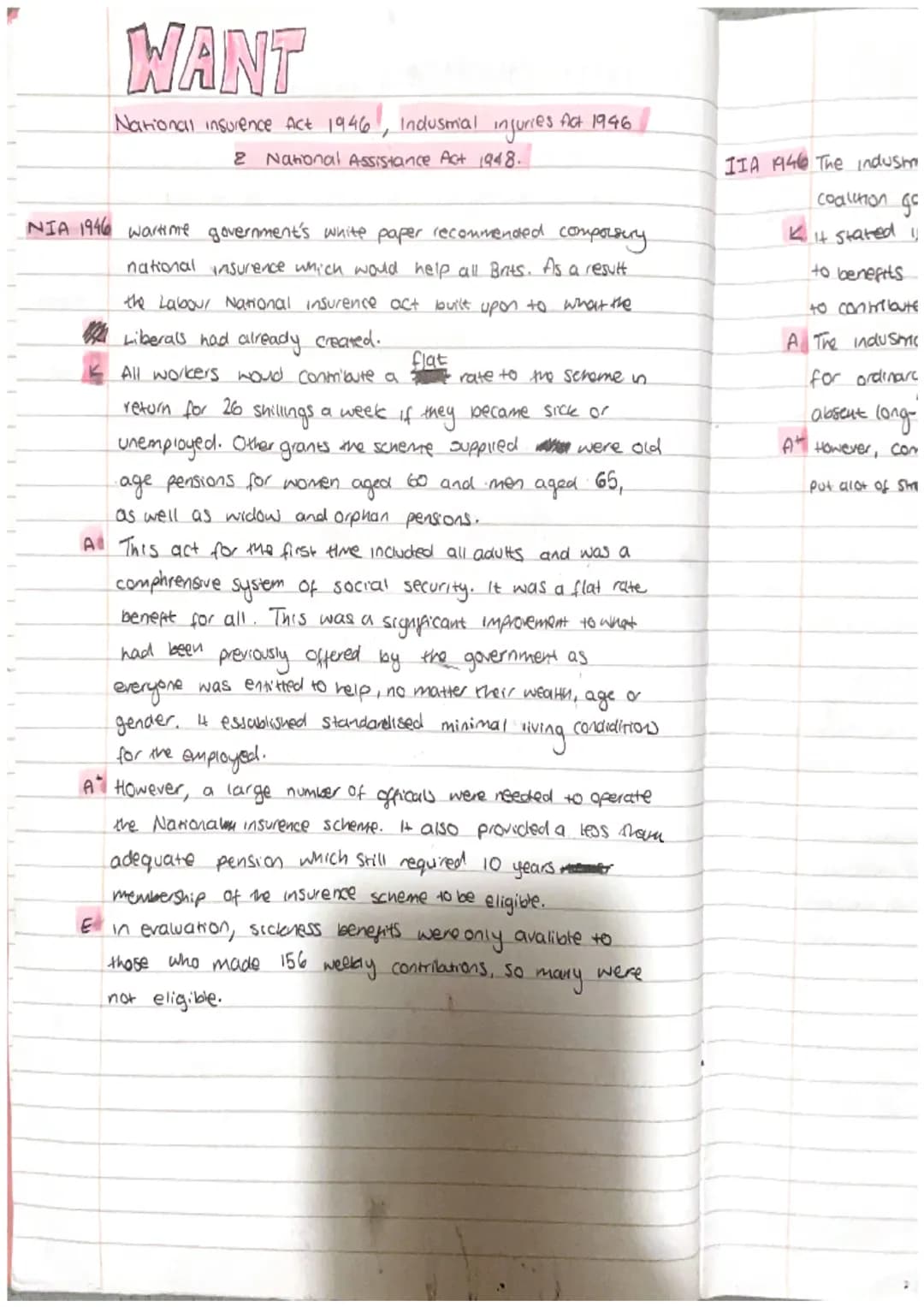 Simply explained: Labour Reforms 1945-1951 Higher History Example Essay ...