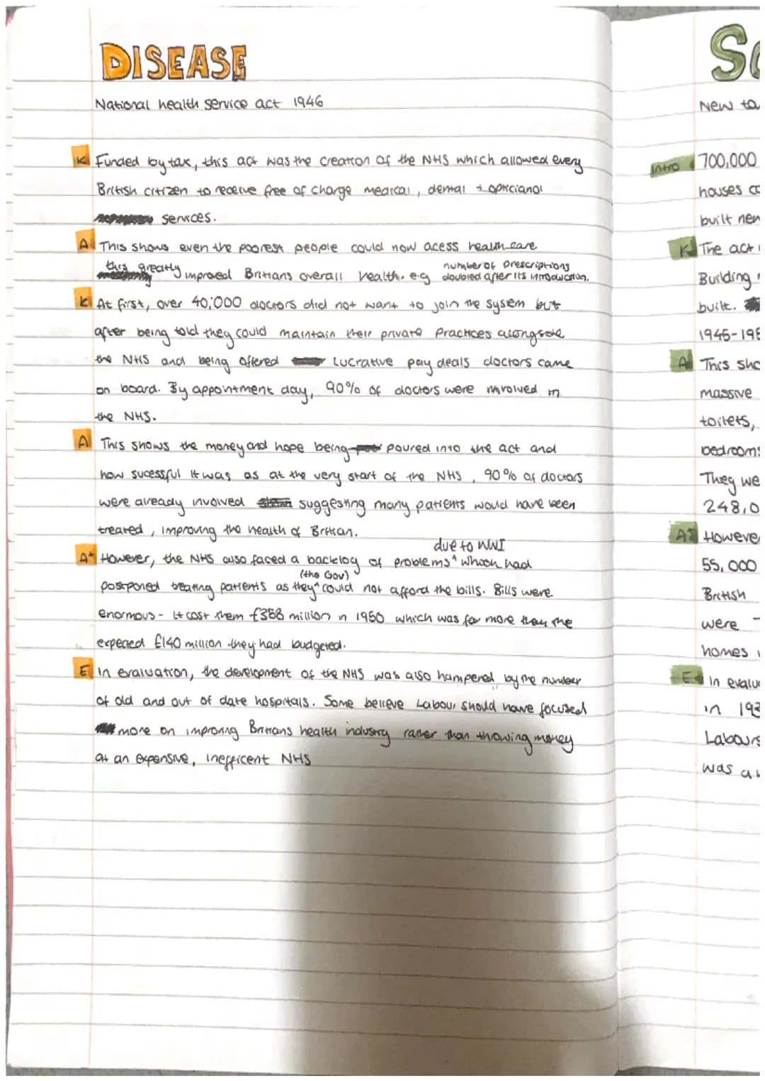 Simply explained: Labour Reforms 1945-1951 Higher History Example Essay ...