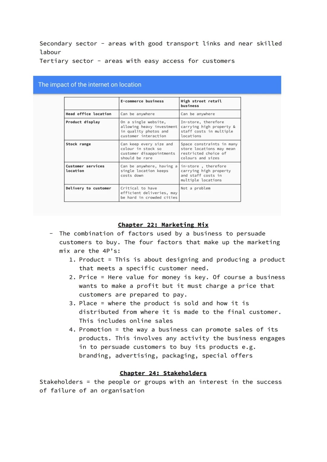 Simply explained: GCSE Business 2022 Revision Notes PDF - Edexcel ...