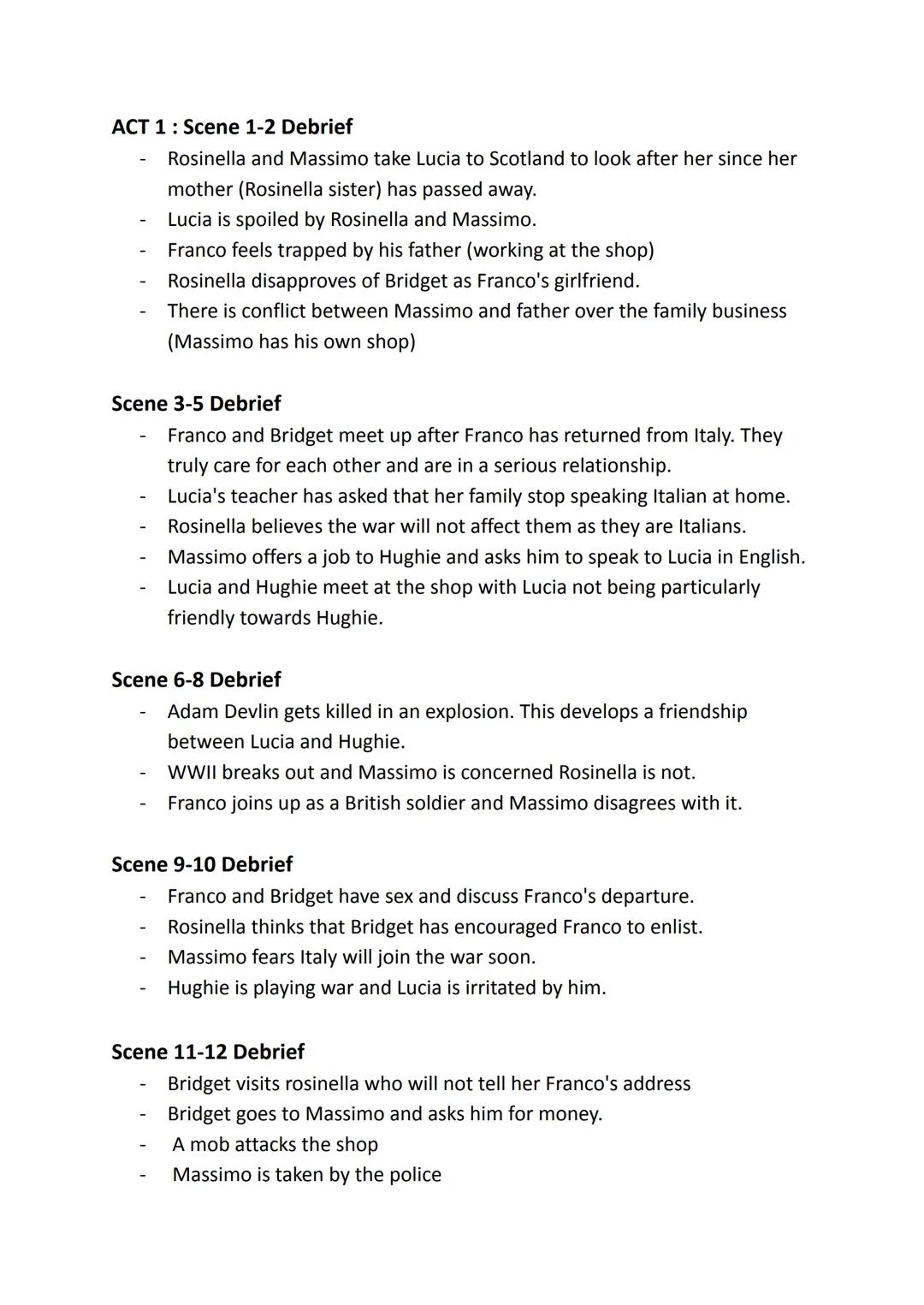 Free Study Notes for N5 Tally's Blood: Characters, Themes & More ...