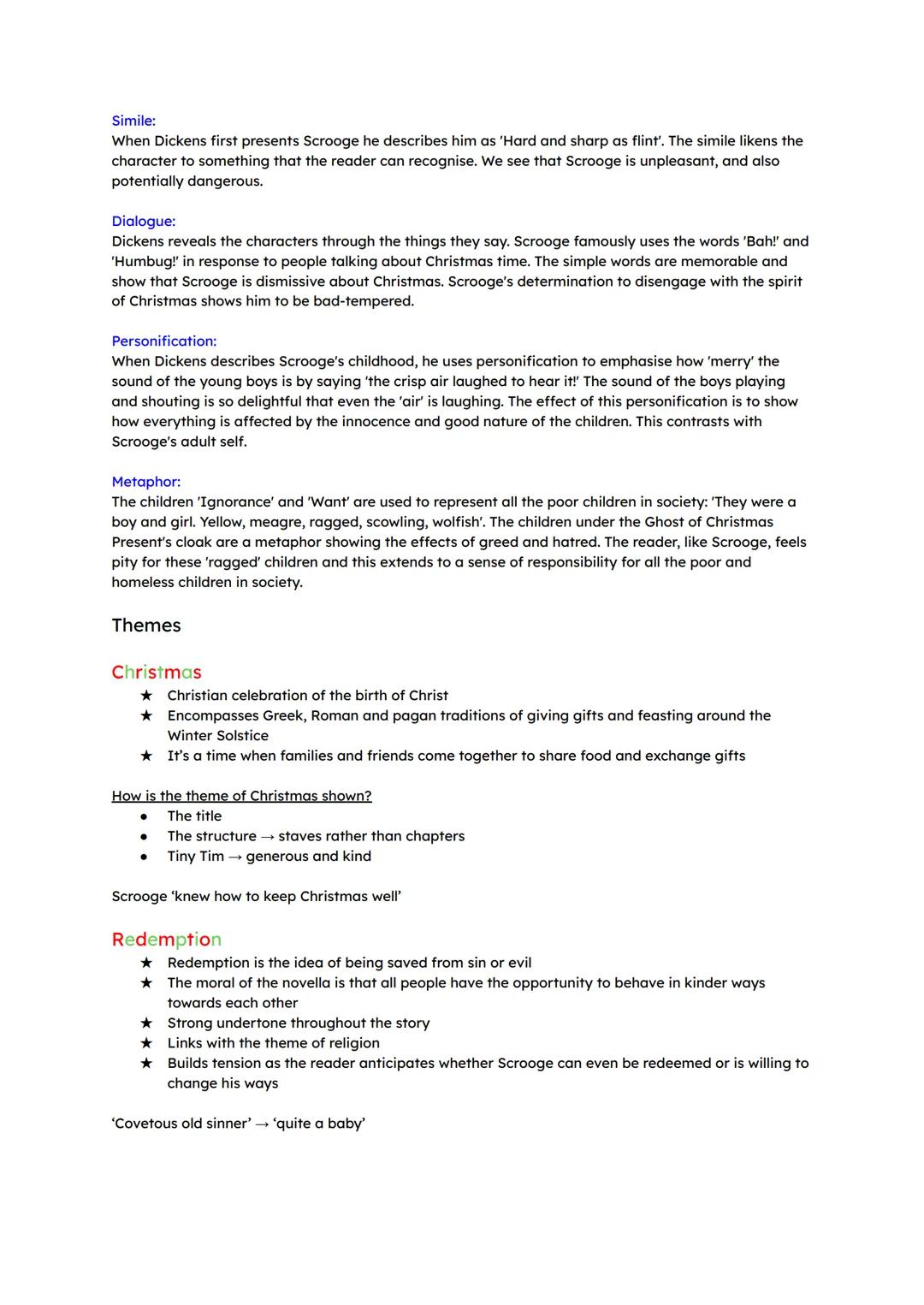 A Christmas Carol: Understanding the Victorian Context and Summaries ...