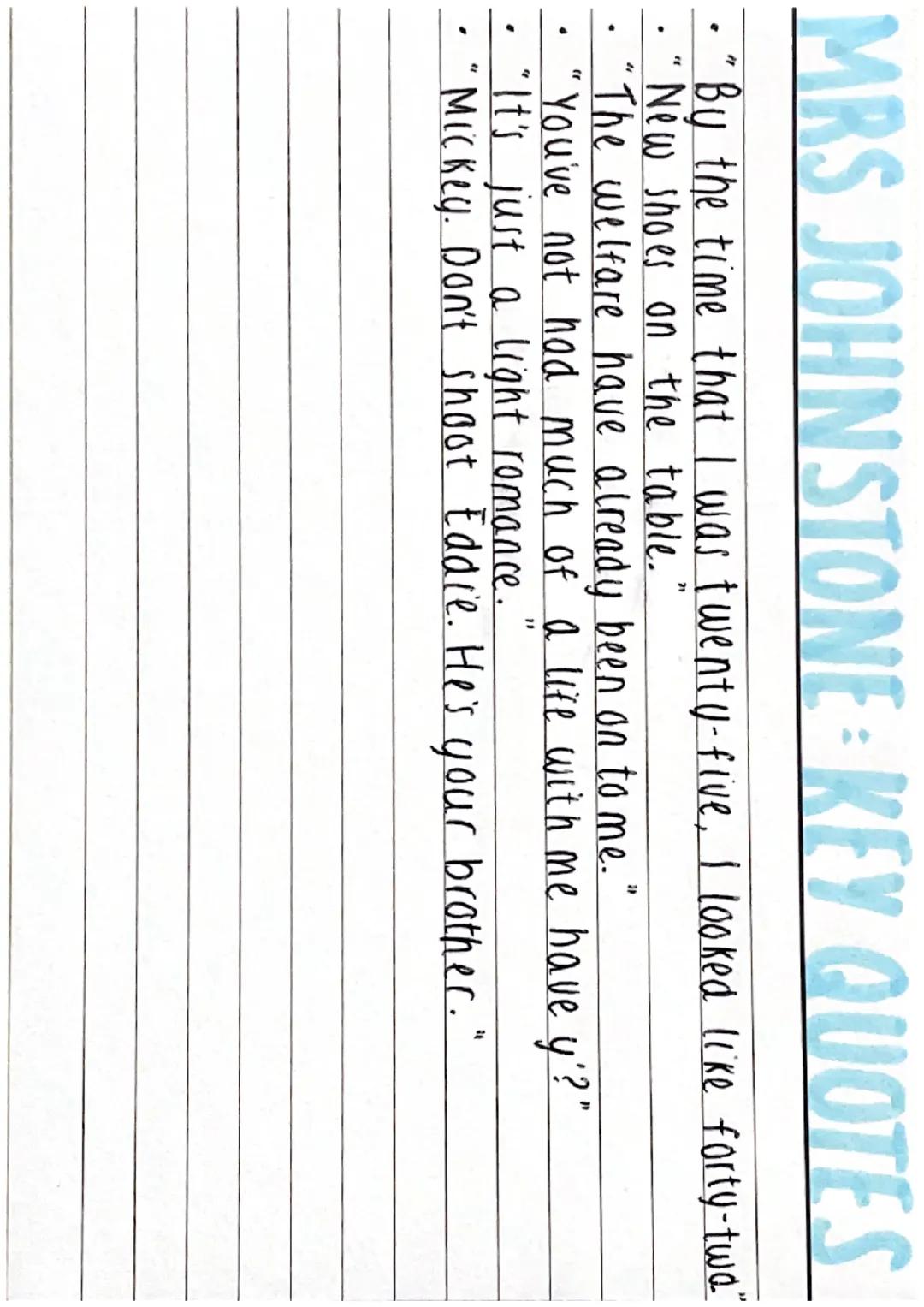 Blood Brothers: Key Character Quotes and Analysis for Revision (English ...