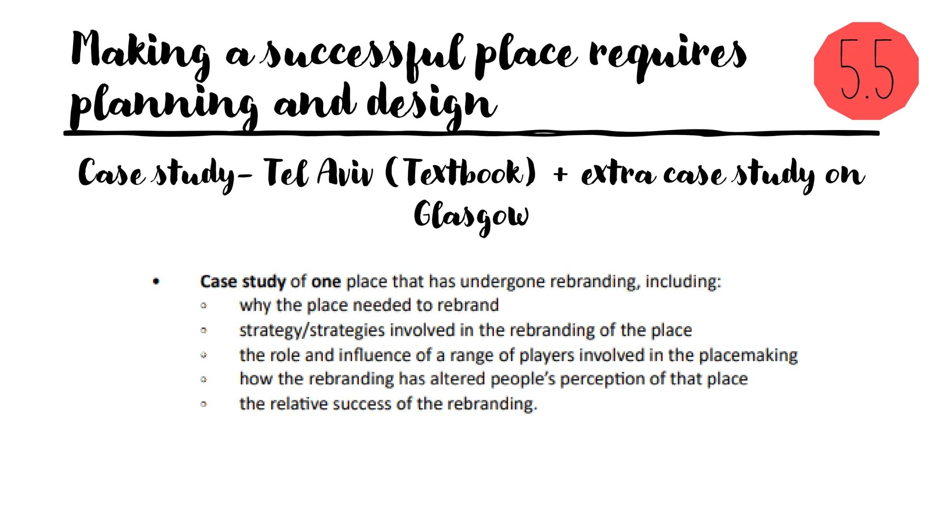 Simply explained: Changes spaces; making places (Geography) - Knowunity
