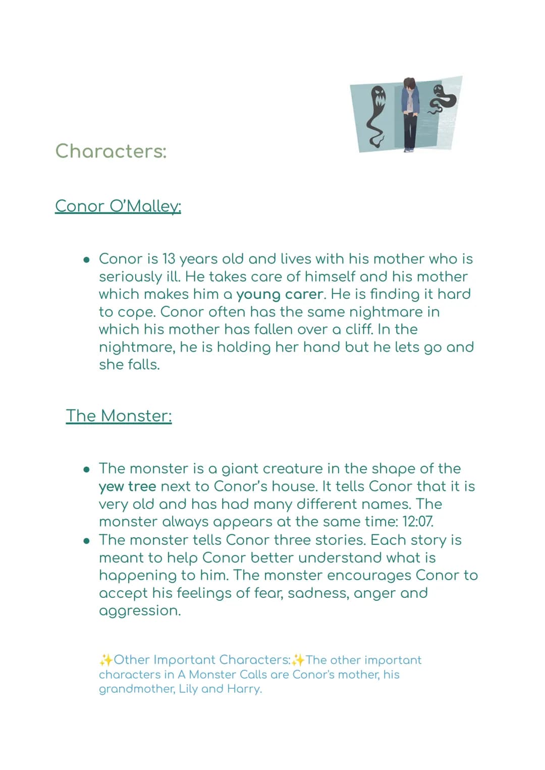 A Monster Calls: Themes, Characters, and Chapter Summaries Explained ...