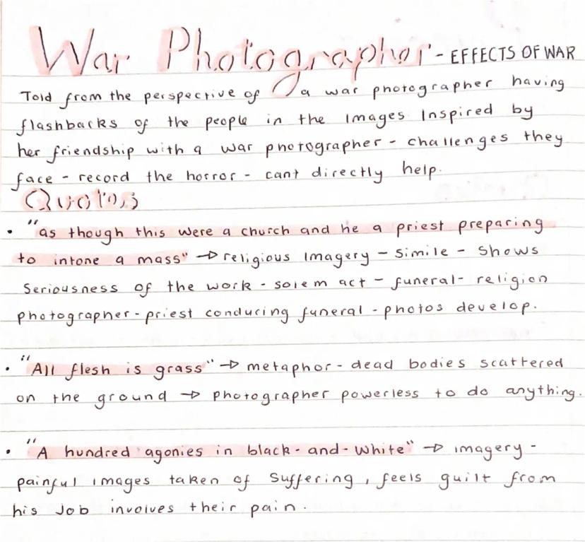 Simply explained: Famous War Photographer Quotes and Analysis (English ...