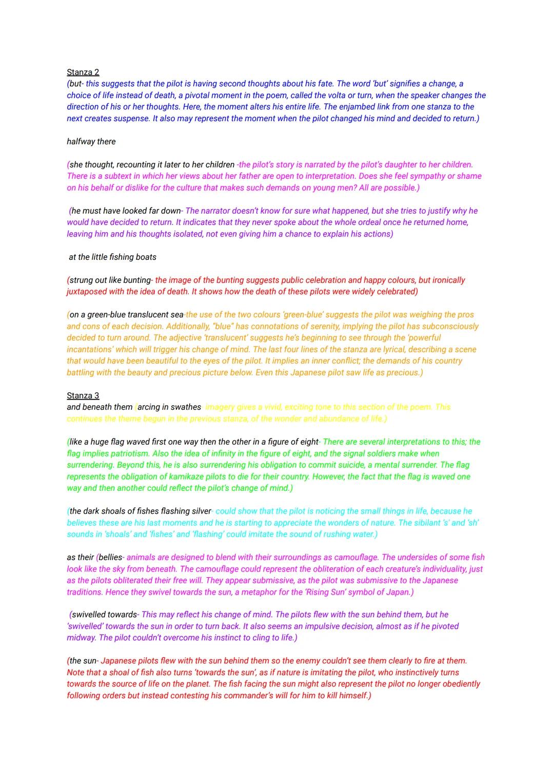 Discovering Beatrice Garland's Poem 'Kamikaze' (English Literature) as ...