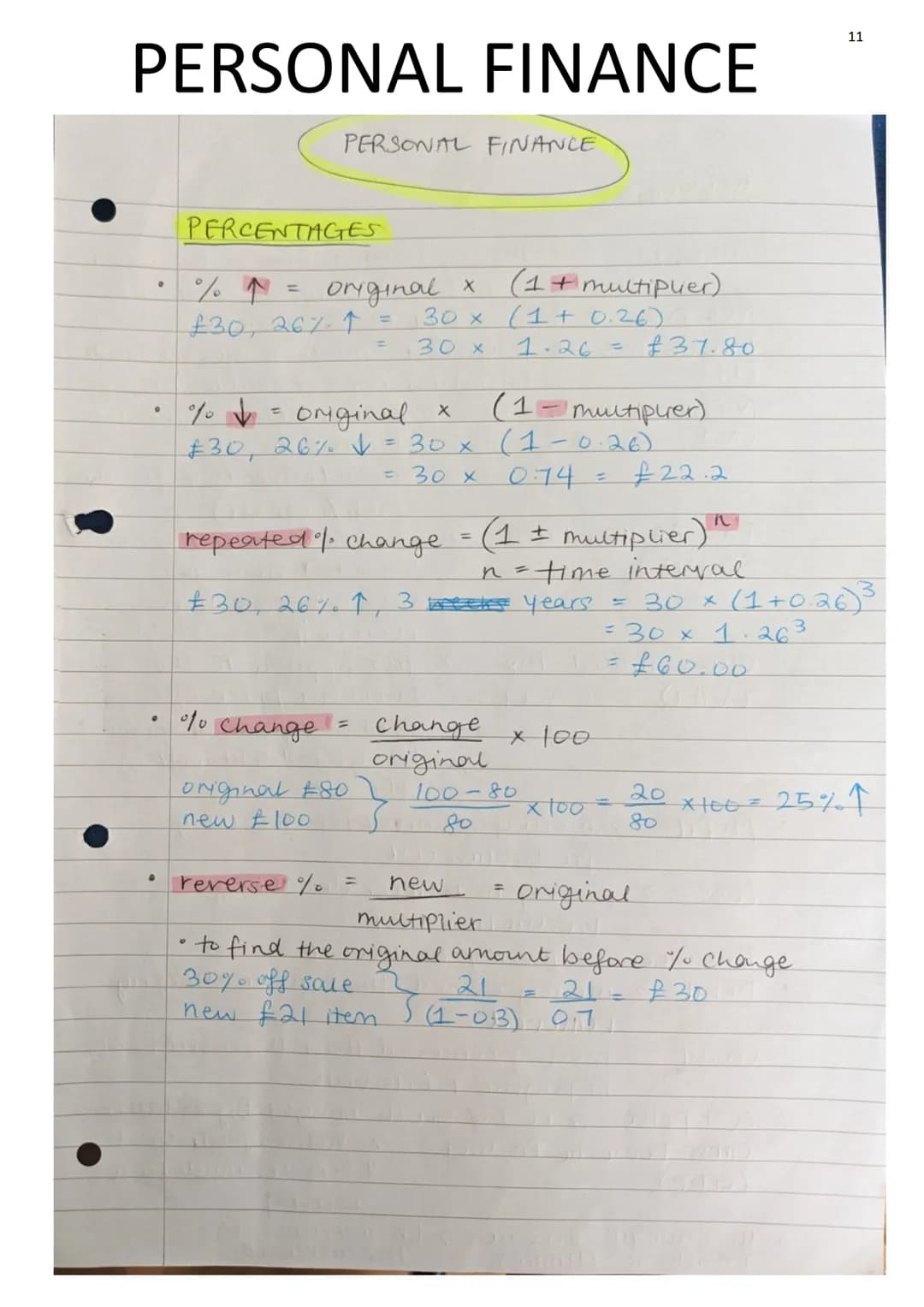 AQA Paper 1 AS Core Maths Notes (Maths) - Knowunity
