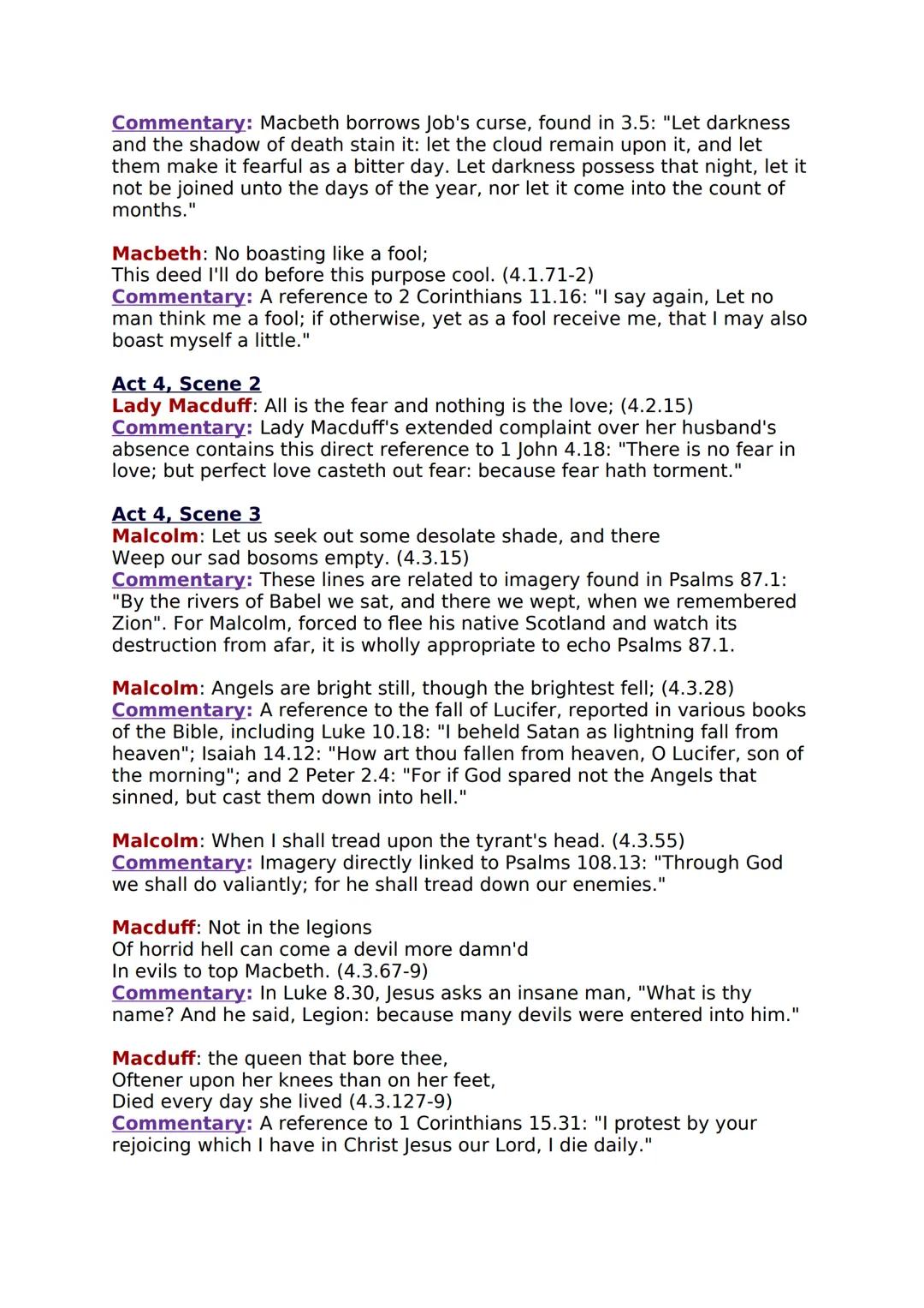 Exploring Biblical Imagery and Allusions in Macbeth: A Complete Guide ...