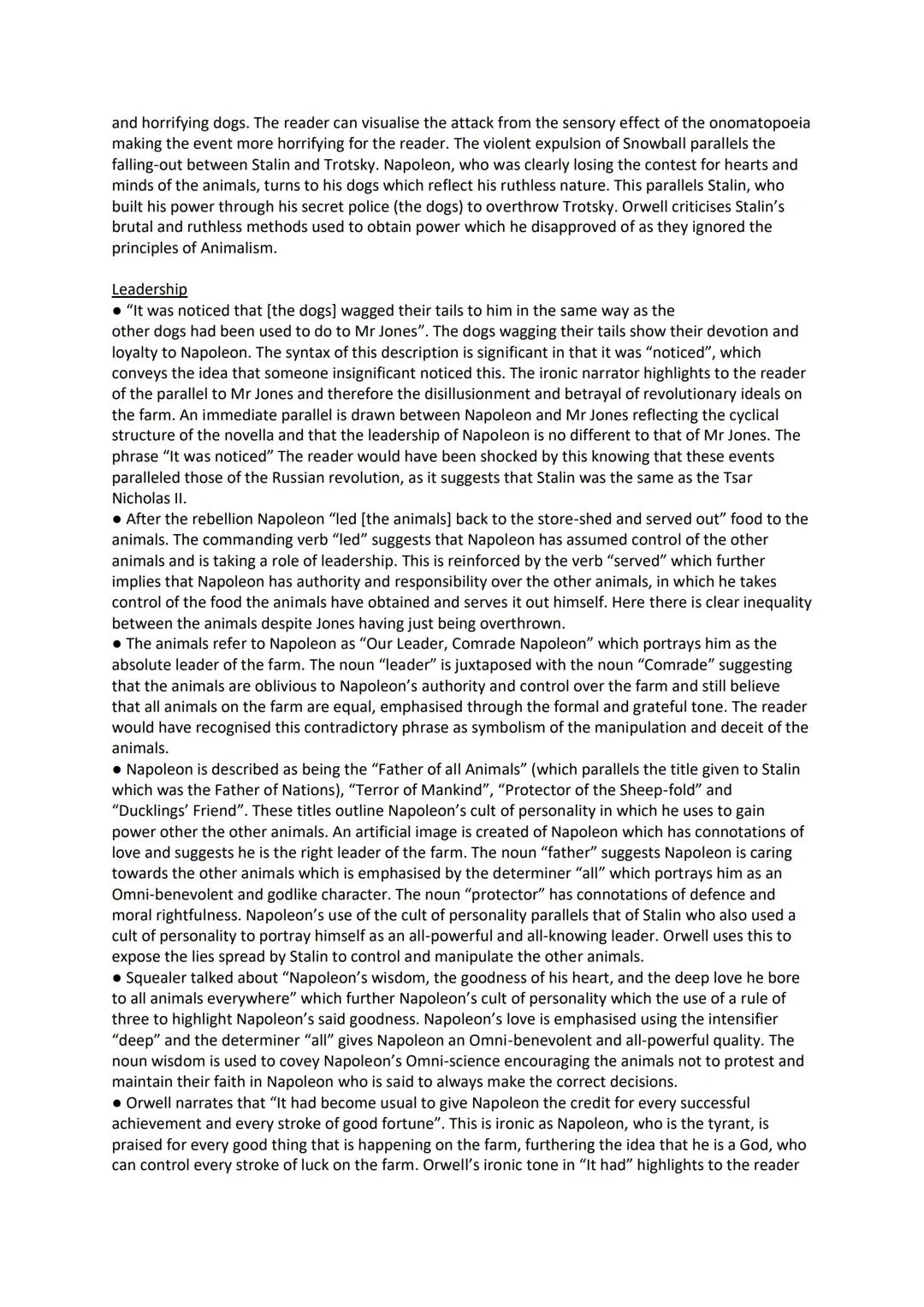 Understanding Napoleon in Animal Farm: Character Sketch & Key Quotes ...