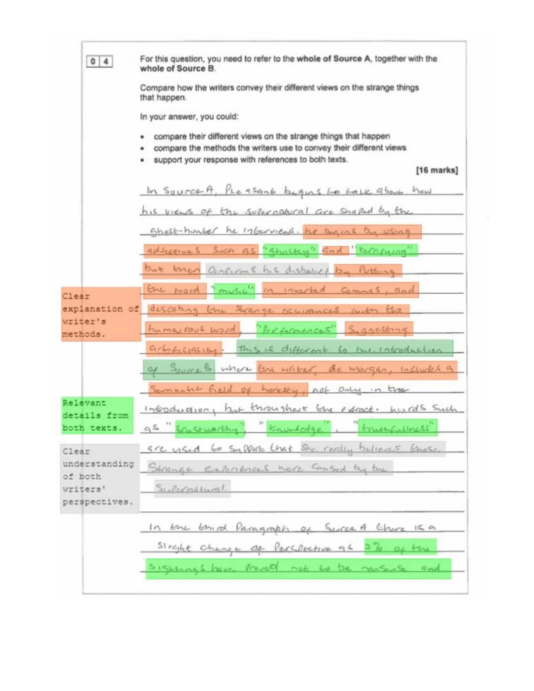 GCSE English Language Paper 2 Revision Tips and Model Answers (English ...