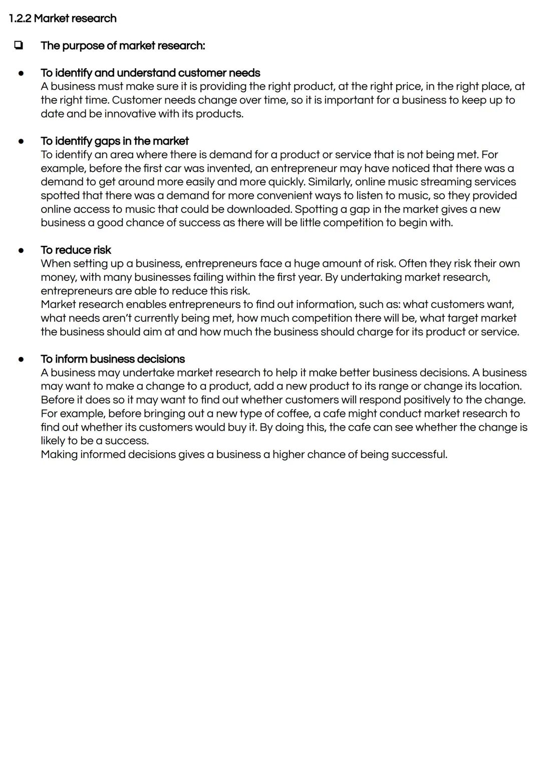 Edexcel Business Theme 1 Revision Notes PDF | Free A-level & GCSE ...