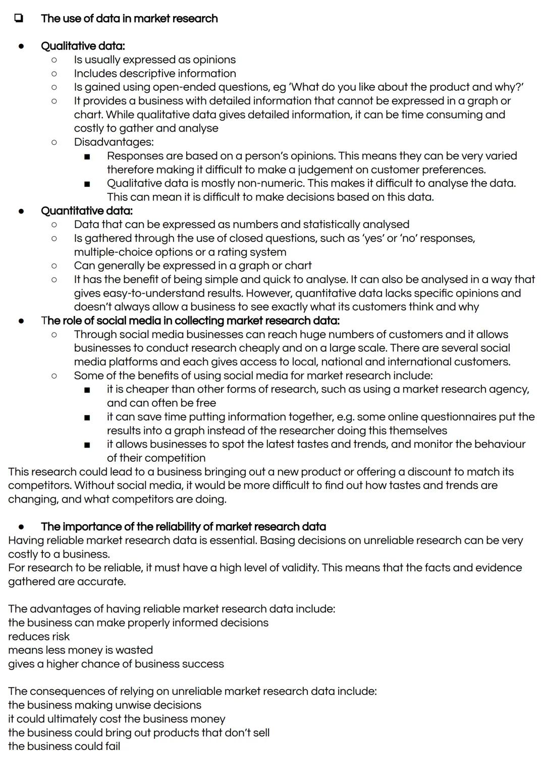 Edexcel Business Theme 1 Revision Notes PDF | Free A-level & GCSE ...