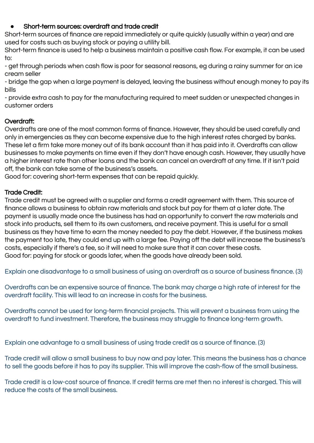 Edexcel Business Theme 1 Revision Notes PDF | Free A-level & GCSE ...
