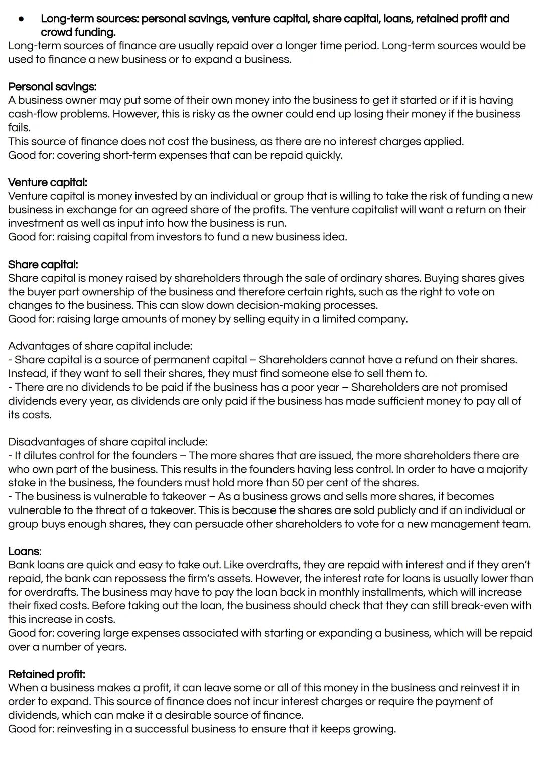 Edexcel Business Theme 1 Revision Notes PDF | Free A-level & GCSE ...