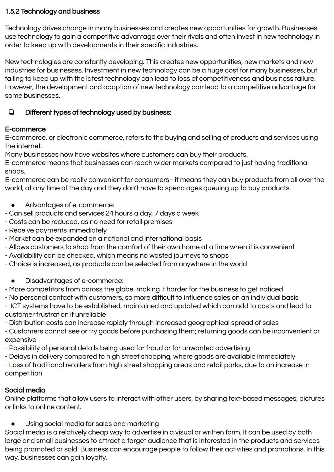 Edexcel Business Theme 1 Revision Notes PDF | Free A-level & GCSE ...